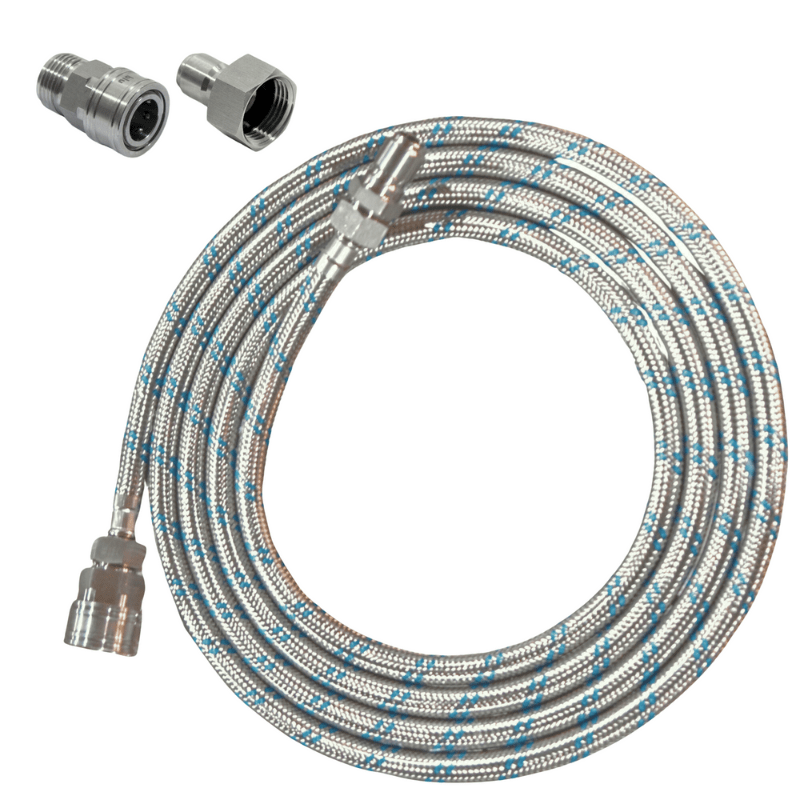 Blu Tech 10ft Quick Connect Water Hose | Stainless Steel & RV-Ready ...